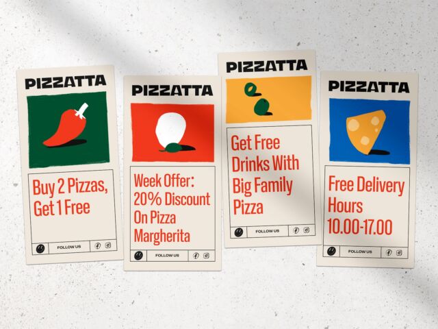 Case Study: Pizza Brand Identity and Packaging Design — Design4Users